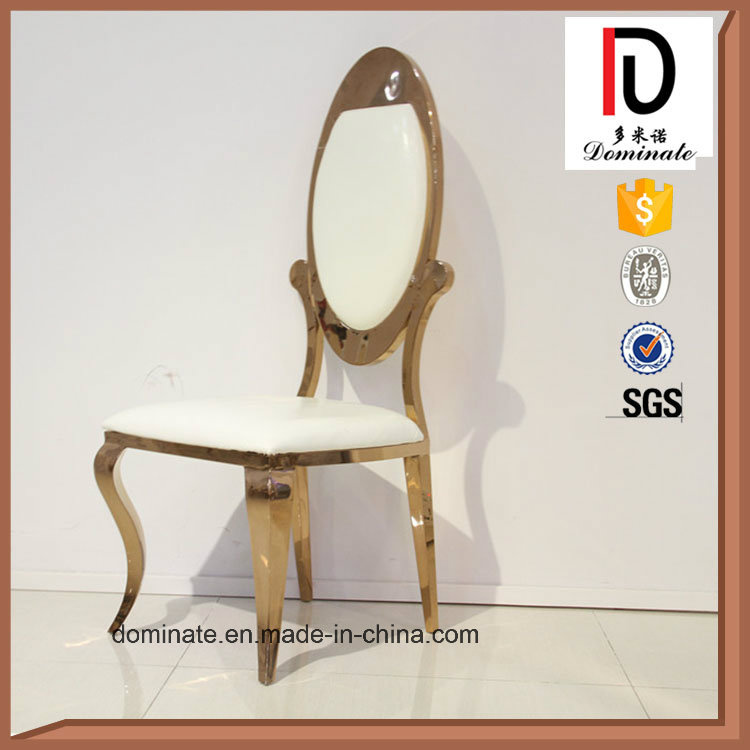 High Class Rose Gold Stainless Steel High Back Stainless Steel Chair ...