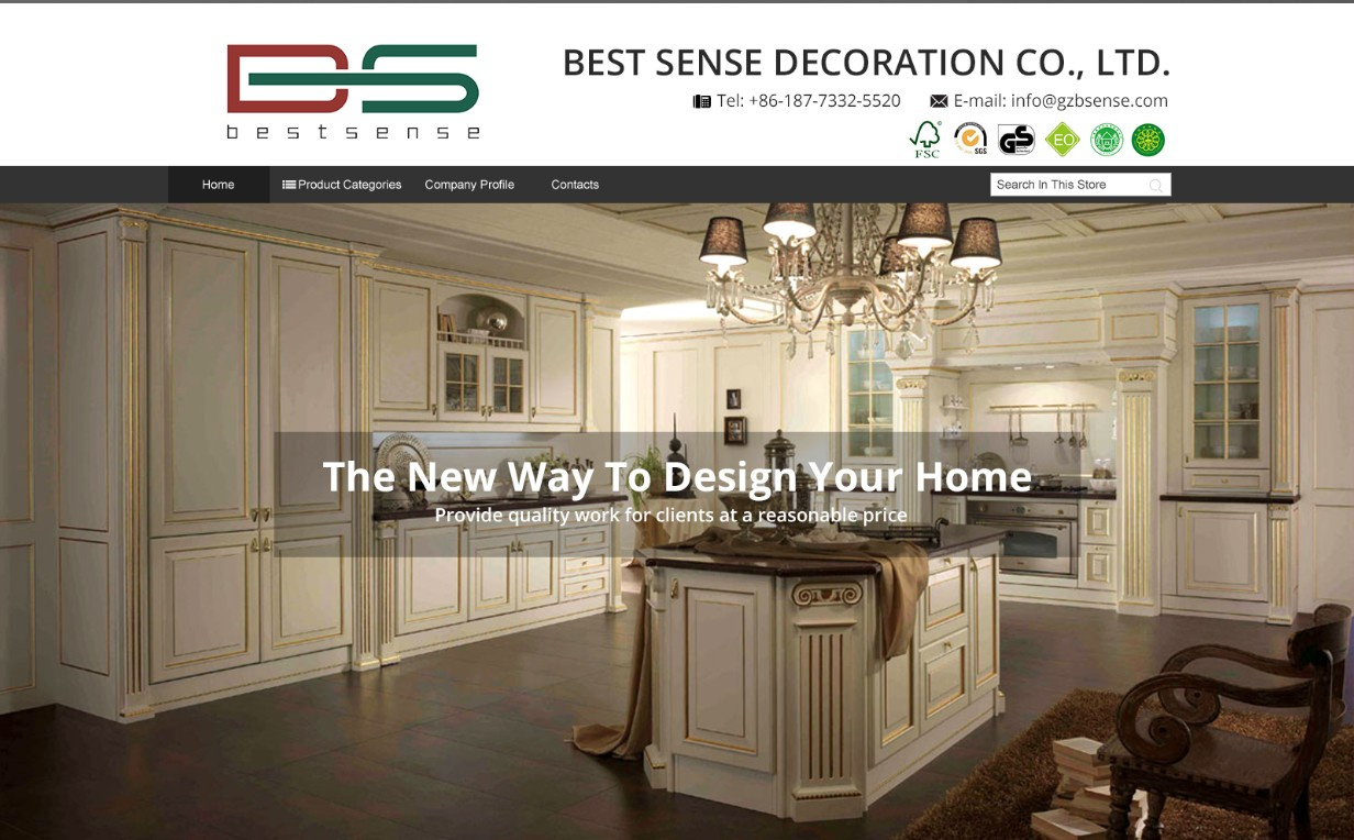 Best Sense Seller Display PVC White Kitchen Cabinets for Sale - Display ...