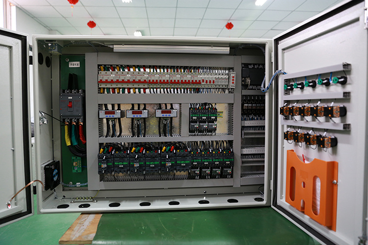 OEM Touch Screen Compressor PLC Metal Intelligent Control Cabinet ...
